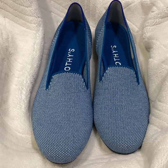 Rothy's | Shoes | Rothys The Loafer Indigo Cloud Knit Fabric Slip On ...